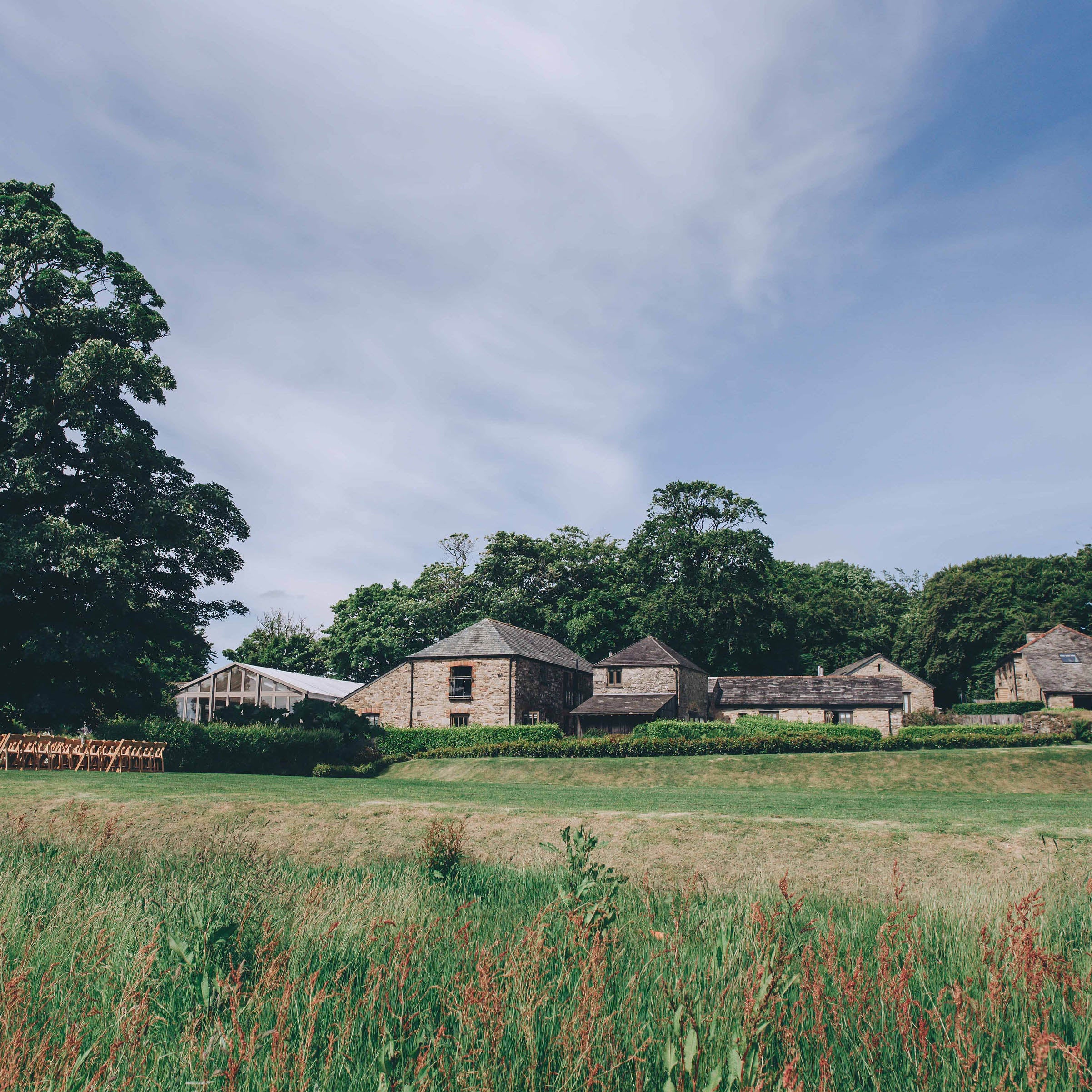 Trevenna Barns for exclusive use weddings & stays in Cornwall.